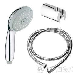 GROHE 高仪 德国进口三式手持花洒套装 28261001+27594000+28151000-什么值得买