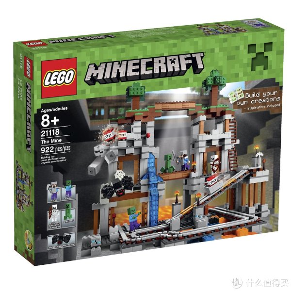 LEGO 乐高 Minecraft 系列 21118 矿井多少钱-什么值得买