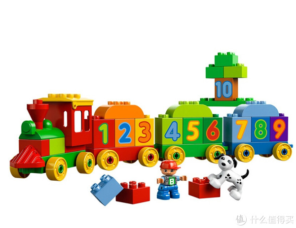 LEGO 乐高 duplo 得宝系列 10558 数字火车+得宝创意系列 2304 拼砌板多少钱-什么值得买